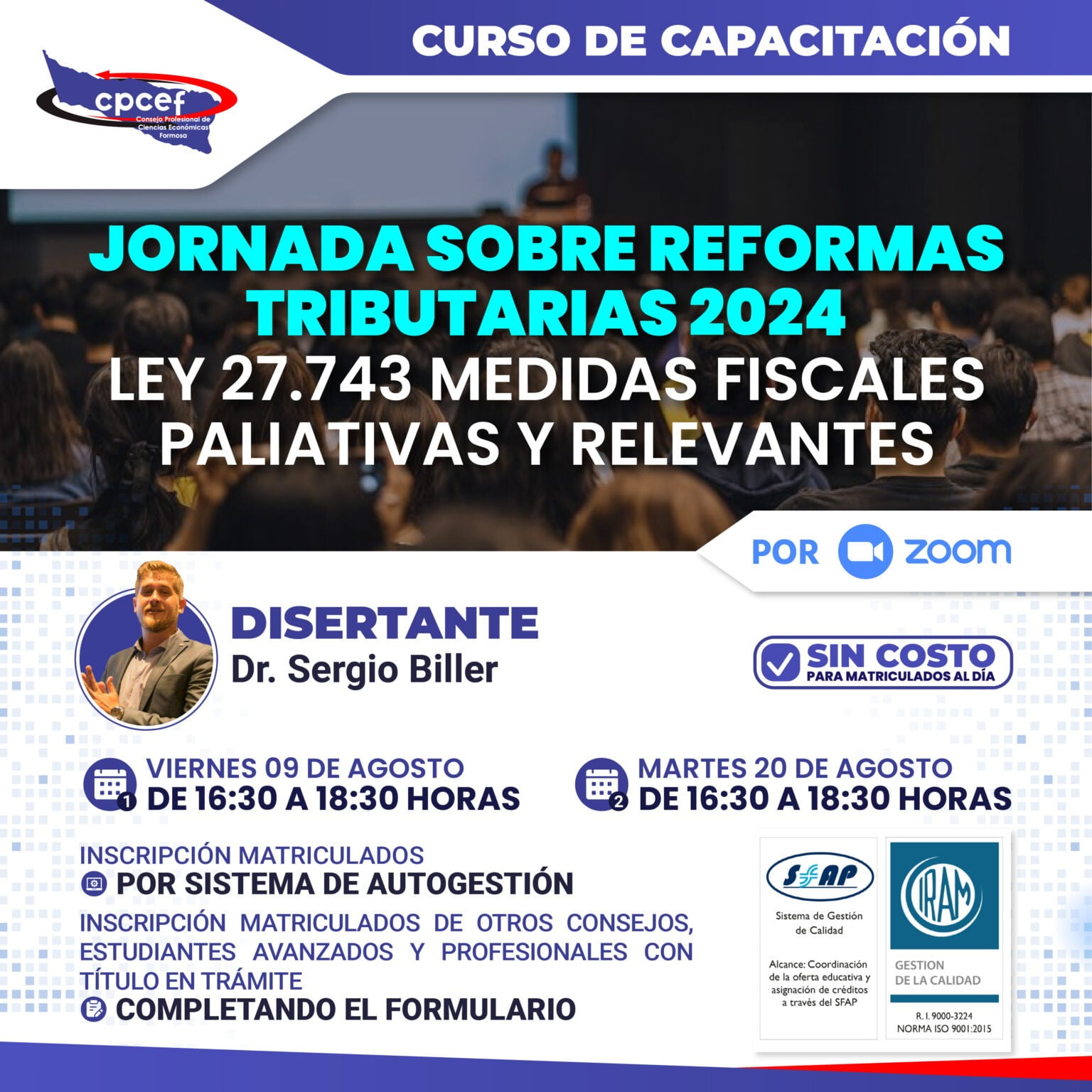 Consejo Profesional de Ciencias Económicas de Formosa | CPCEF