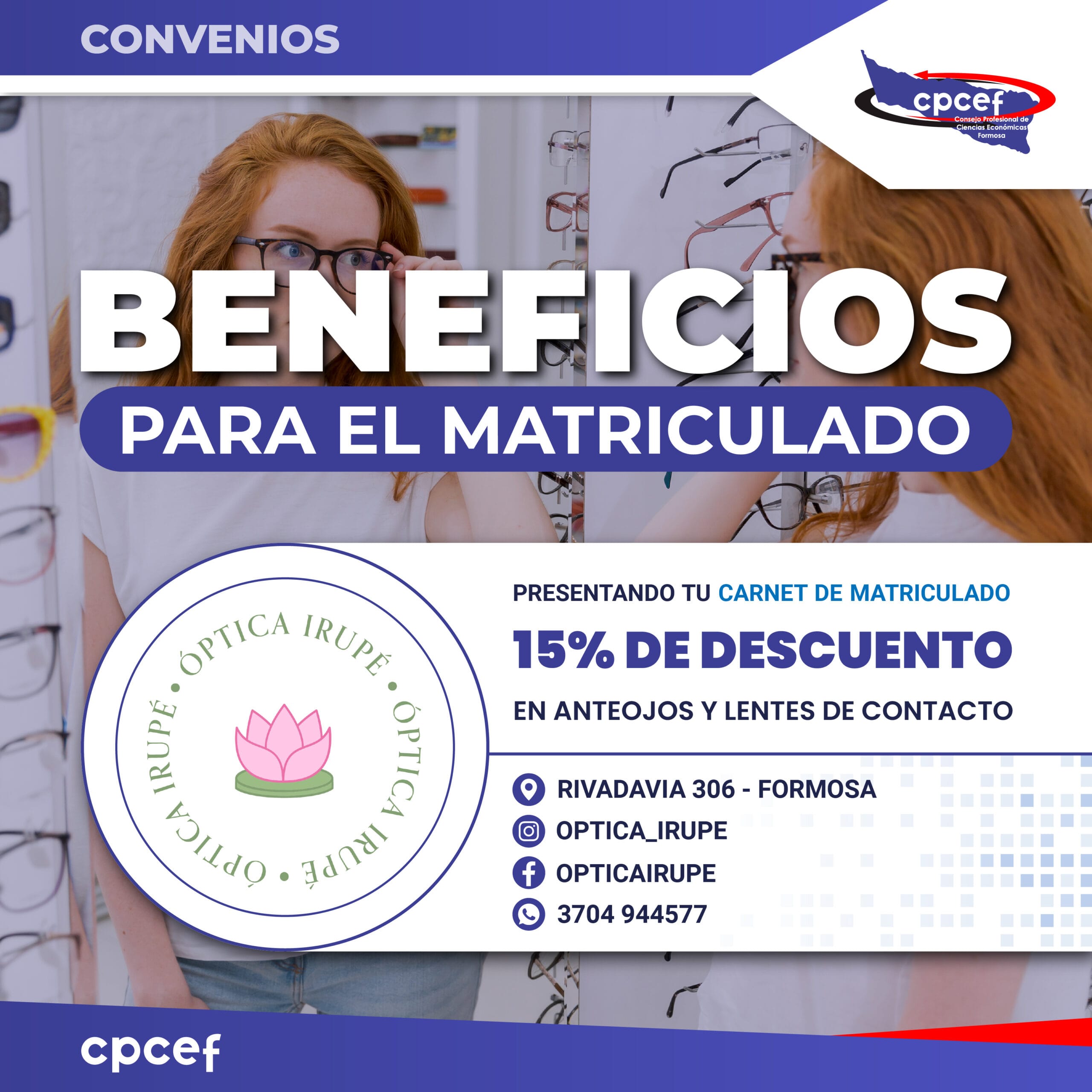 Óptica Irupé | CPCE Formosa